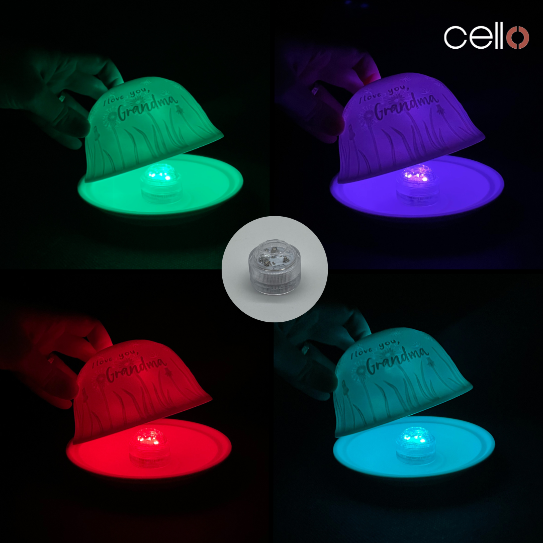 Cello LED Lights – Safe, Flameless Glow for Tealight Holders & Domes