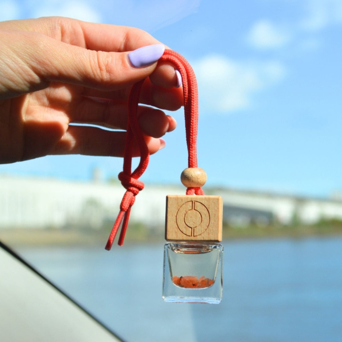 Cello Crystal Car Aroma Set x4 – Woodsage & Rhubarb Scents