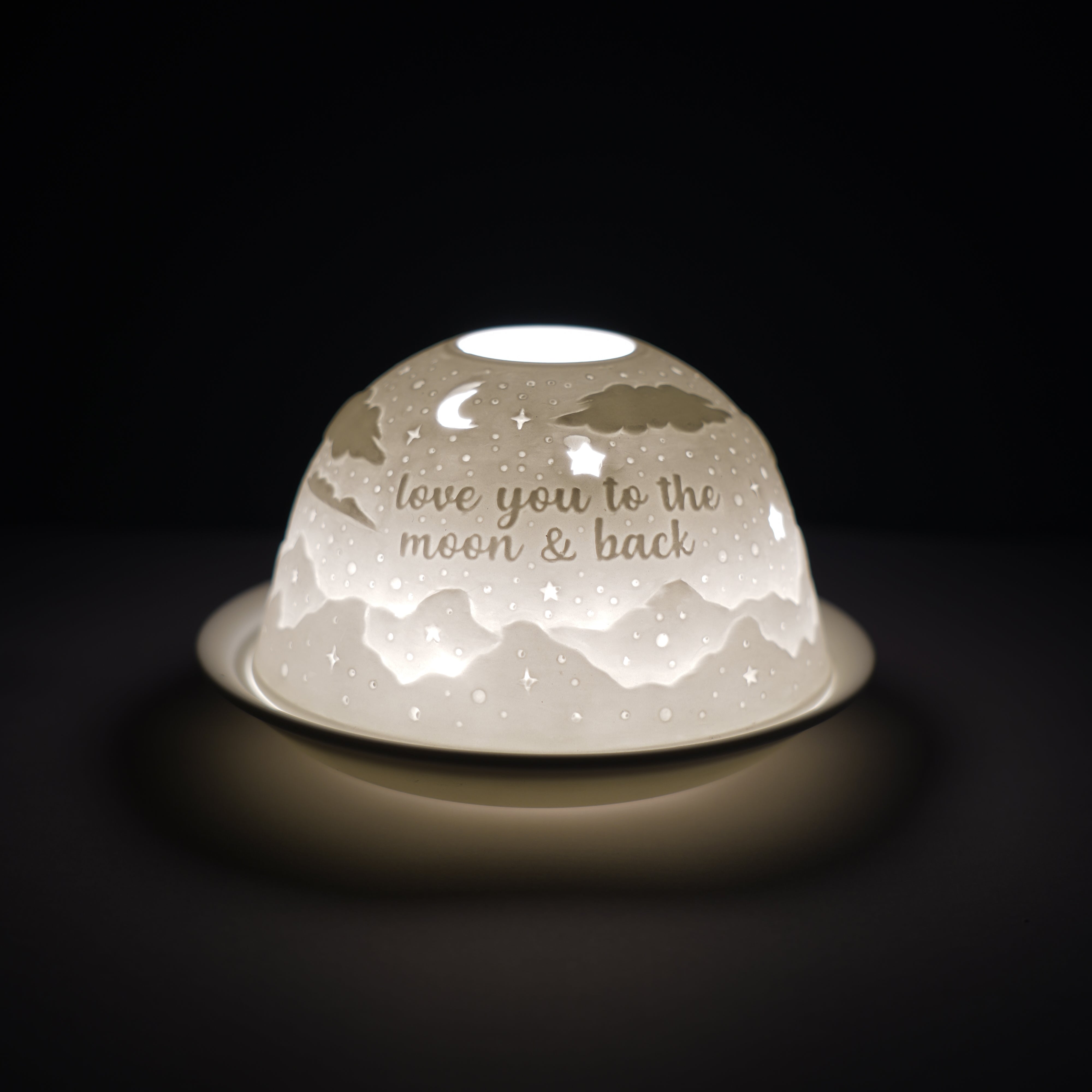 Cello Tealight Dome - To The Moon and Back, Sentiment