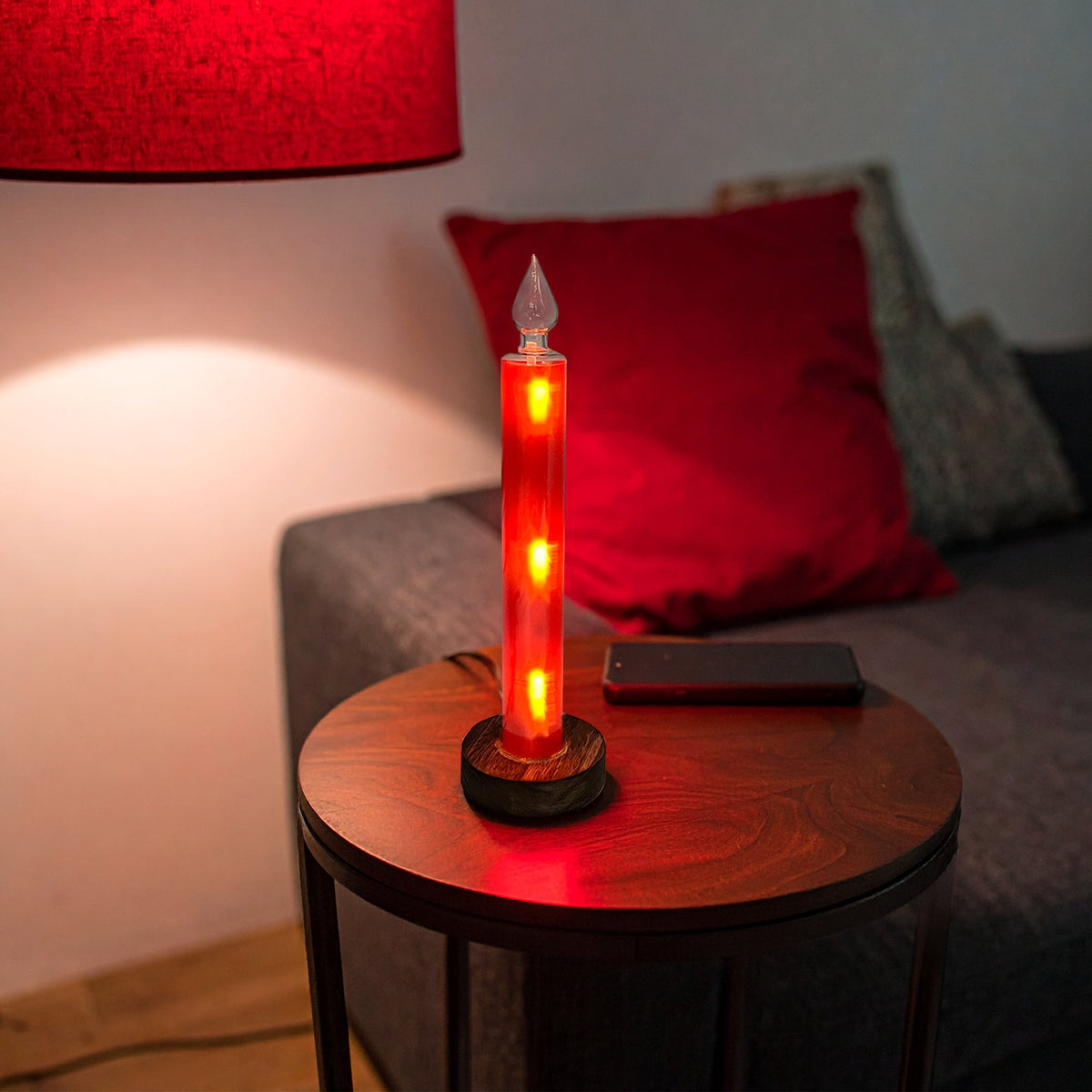 Moving Stars Glass Candle – Indoor Christmas Light | Collectables – Cello
