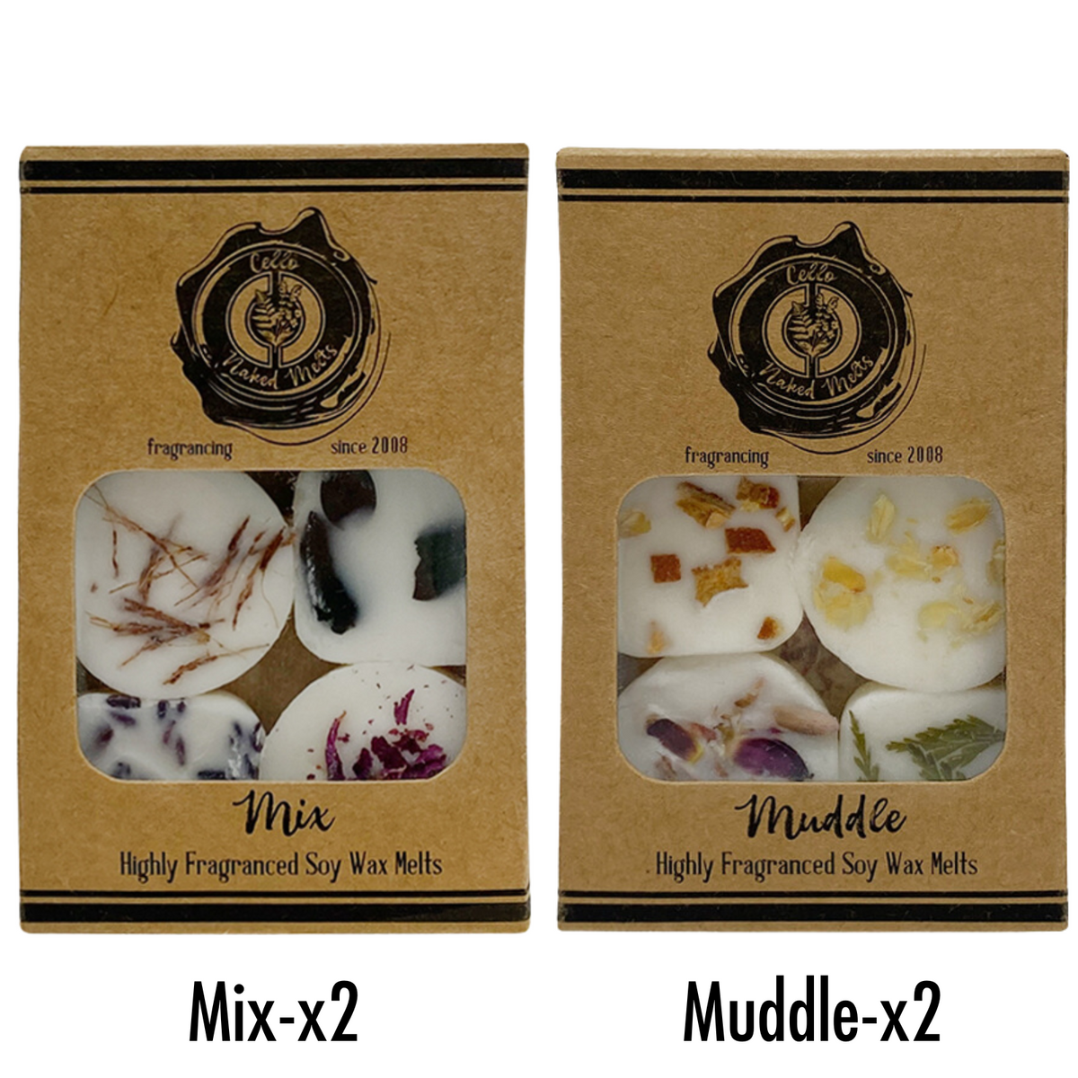 Set of 24 Artisan Wax Melts | Cello