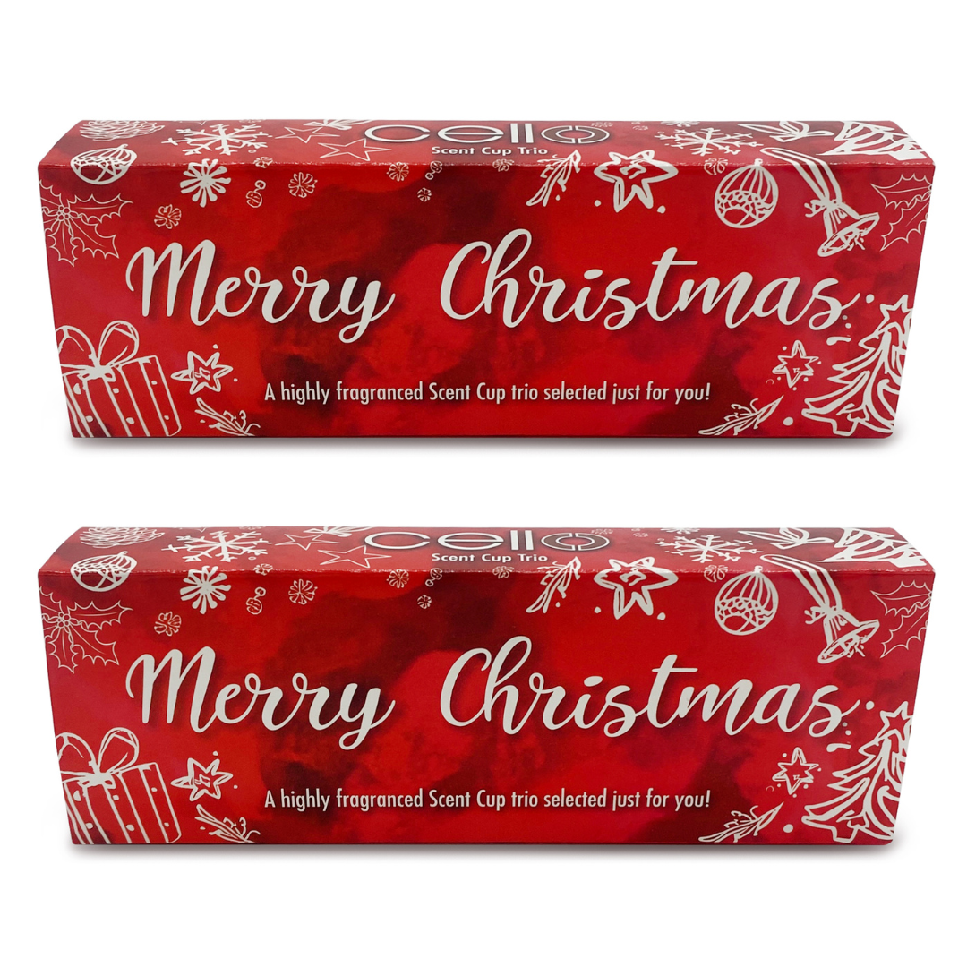 2x Scent Cup Trio - Merry Christmas – Cello